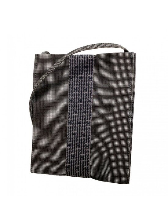 Hermes | Bags | Hermes Shoulder Bag Her Line Pochette Canvas Gray ...